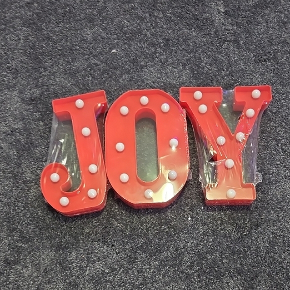 Holiday | Nwt Battery Operated Joy Light Decoration | Poshmark